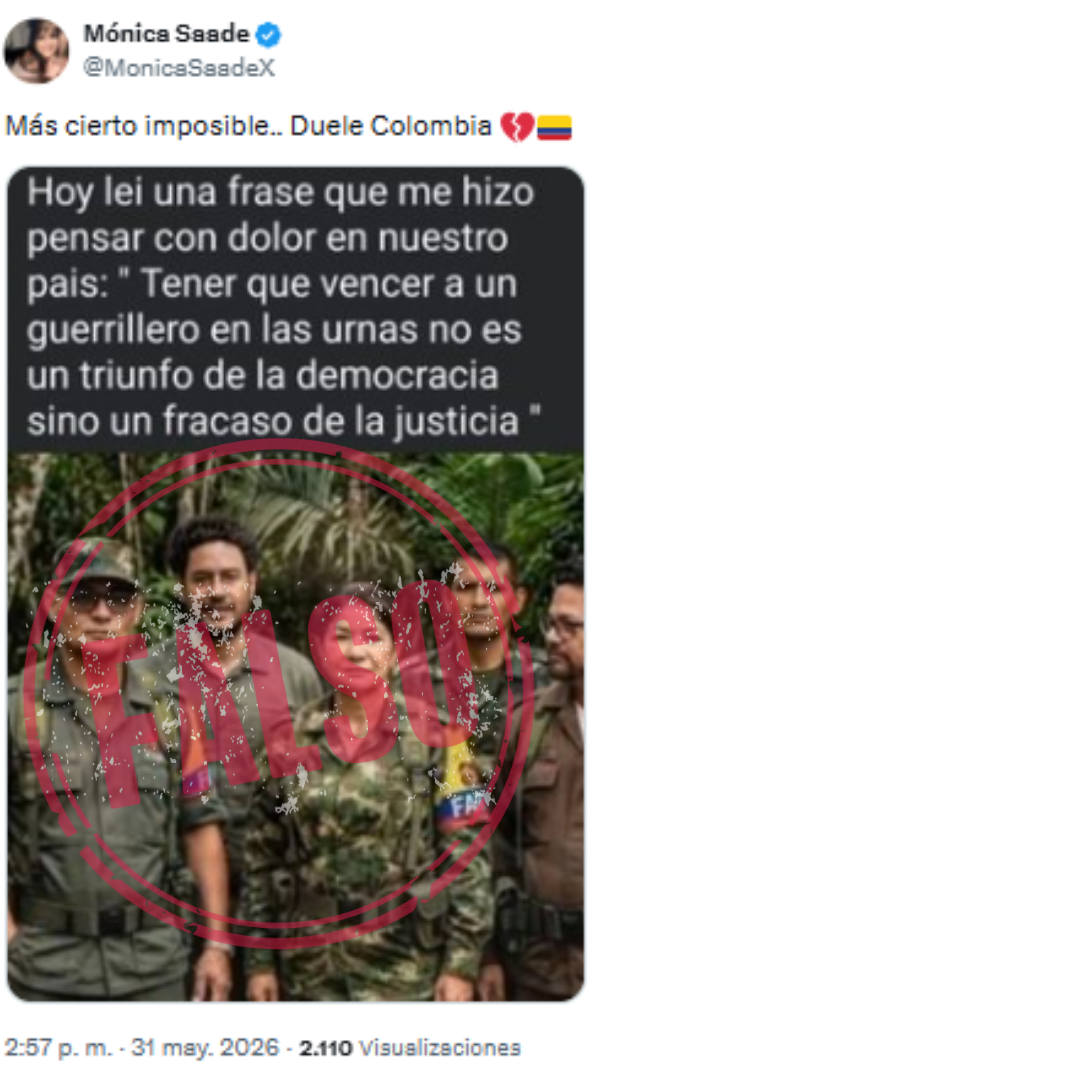 Foto falsa de Cepeda con 'Iván Mordisco' e 'Iván Márquez' muestra ...