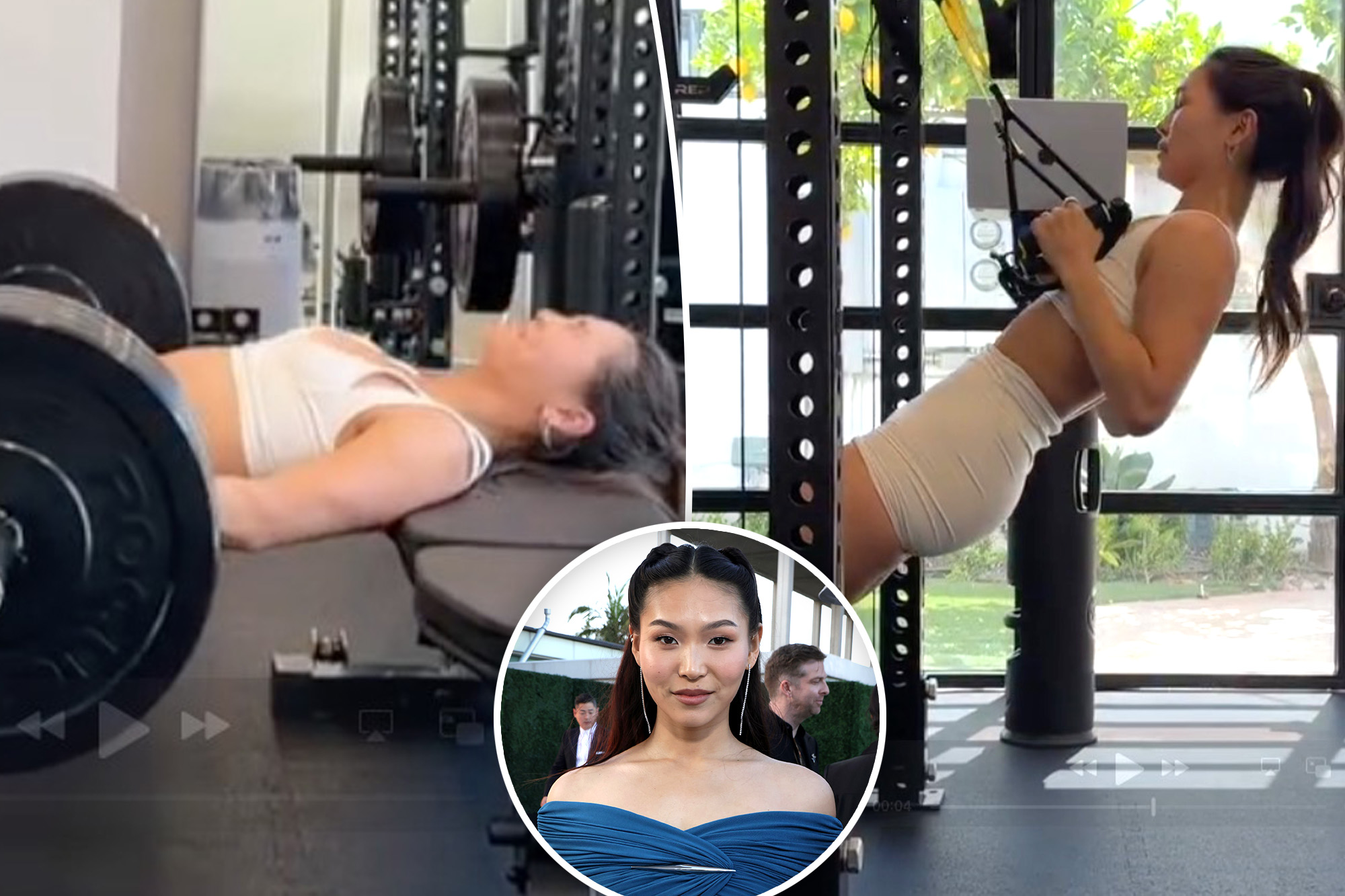Myles Garrett’s girlfriend Chloe Kim turns heads in all-white gym outfit