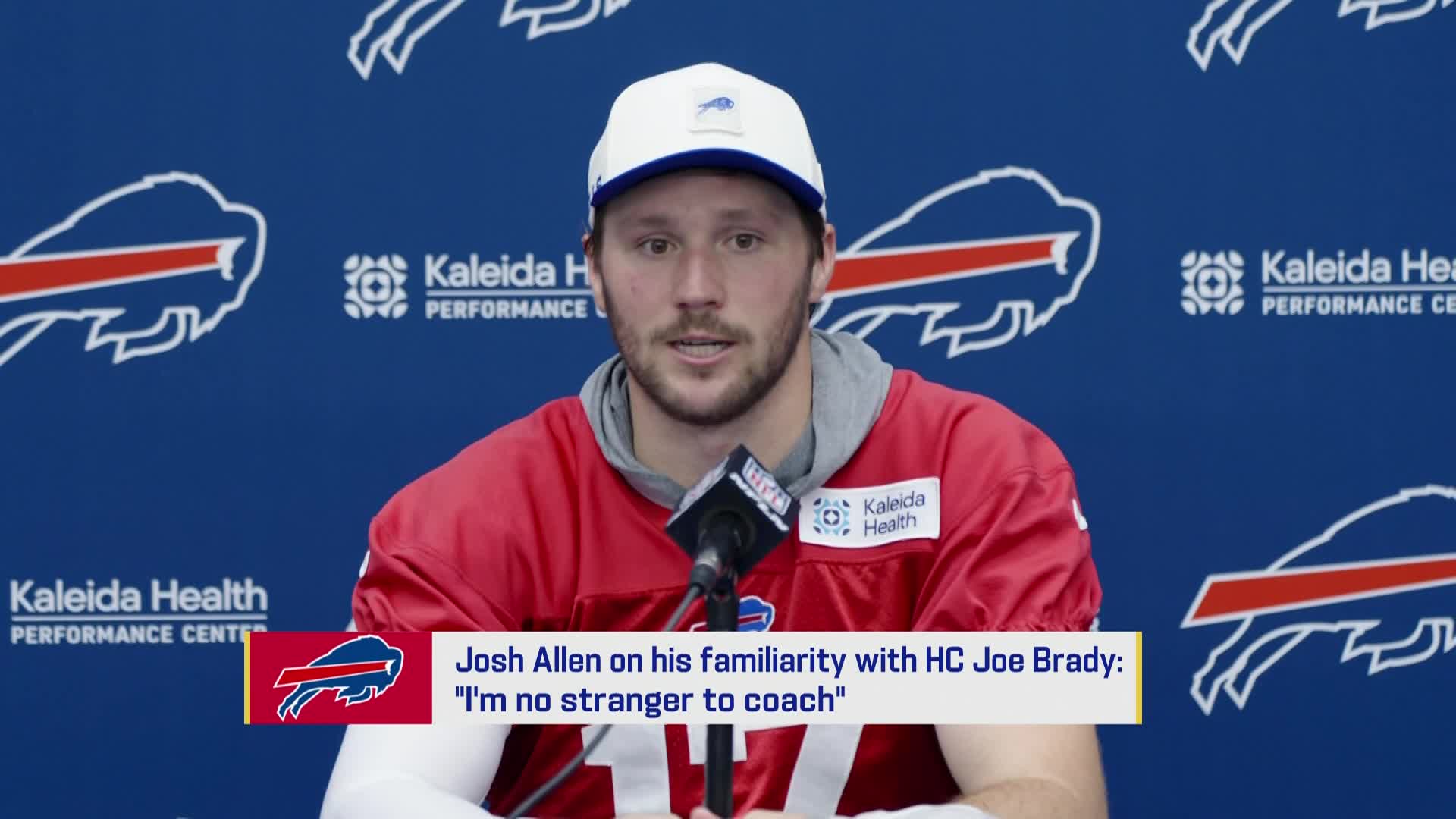 Will Josh Allen's familiarity with Joe Brady make a smooth transition ...