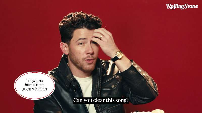 Paul Rudd tries to guess what tune Nick Jonas is humming