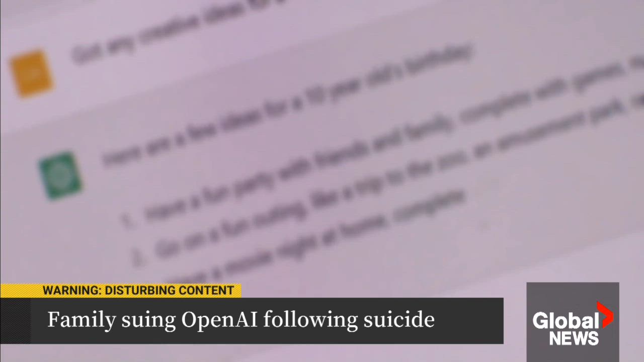 Canadian mother sues OpenAI over daughter’s death, alleges chatbot ...