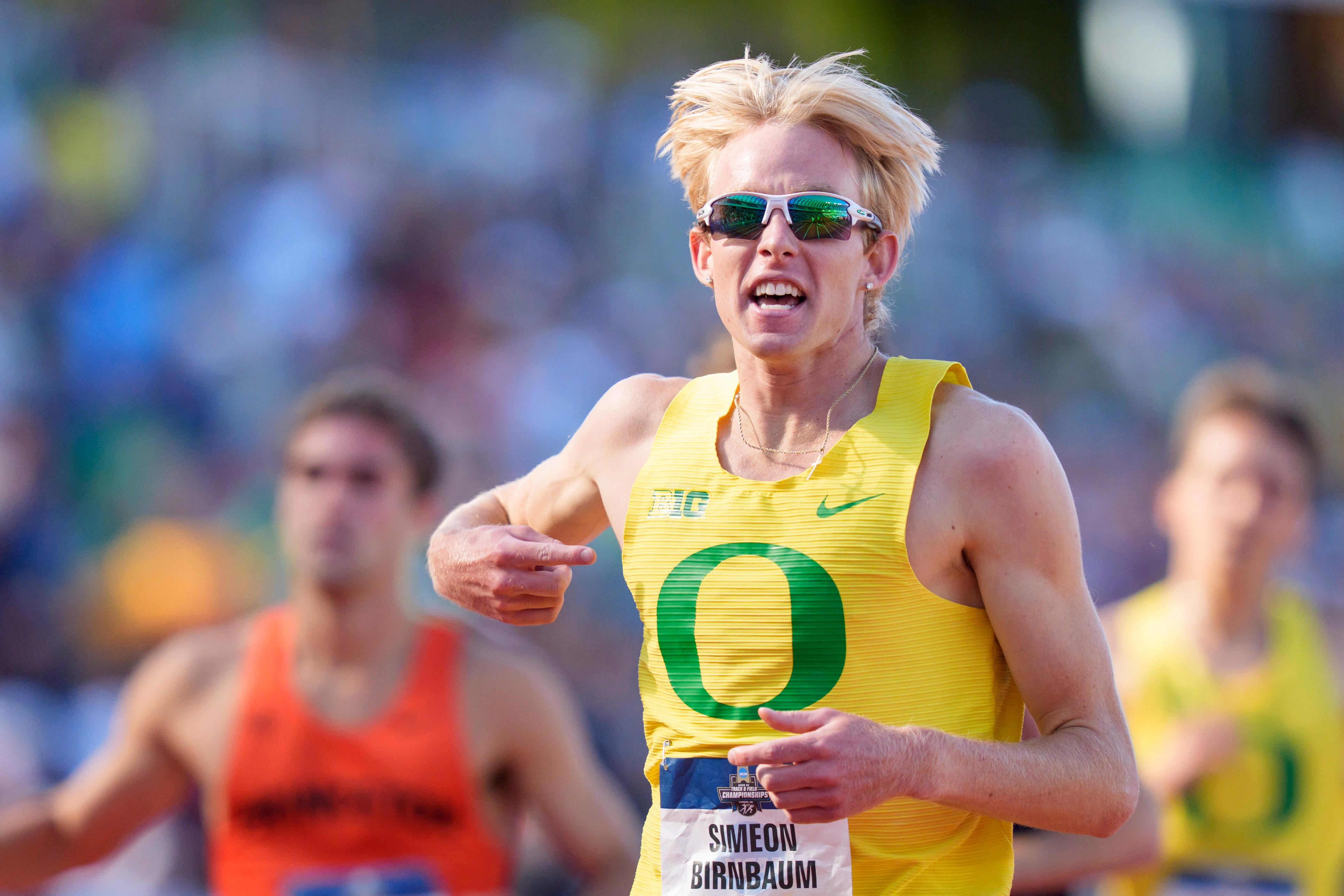 Oregon's Simeon Birnbaum wins 1,500-meter title at NCAA Outdoor Champs