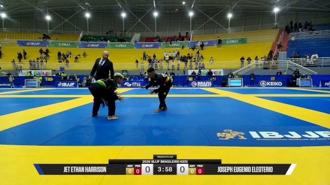 Joseph Eugenio Eleoterio vs Jet Ethan Harrison 2026 IBJJF Brasileiro Kids