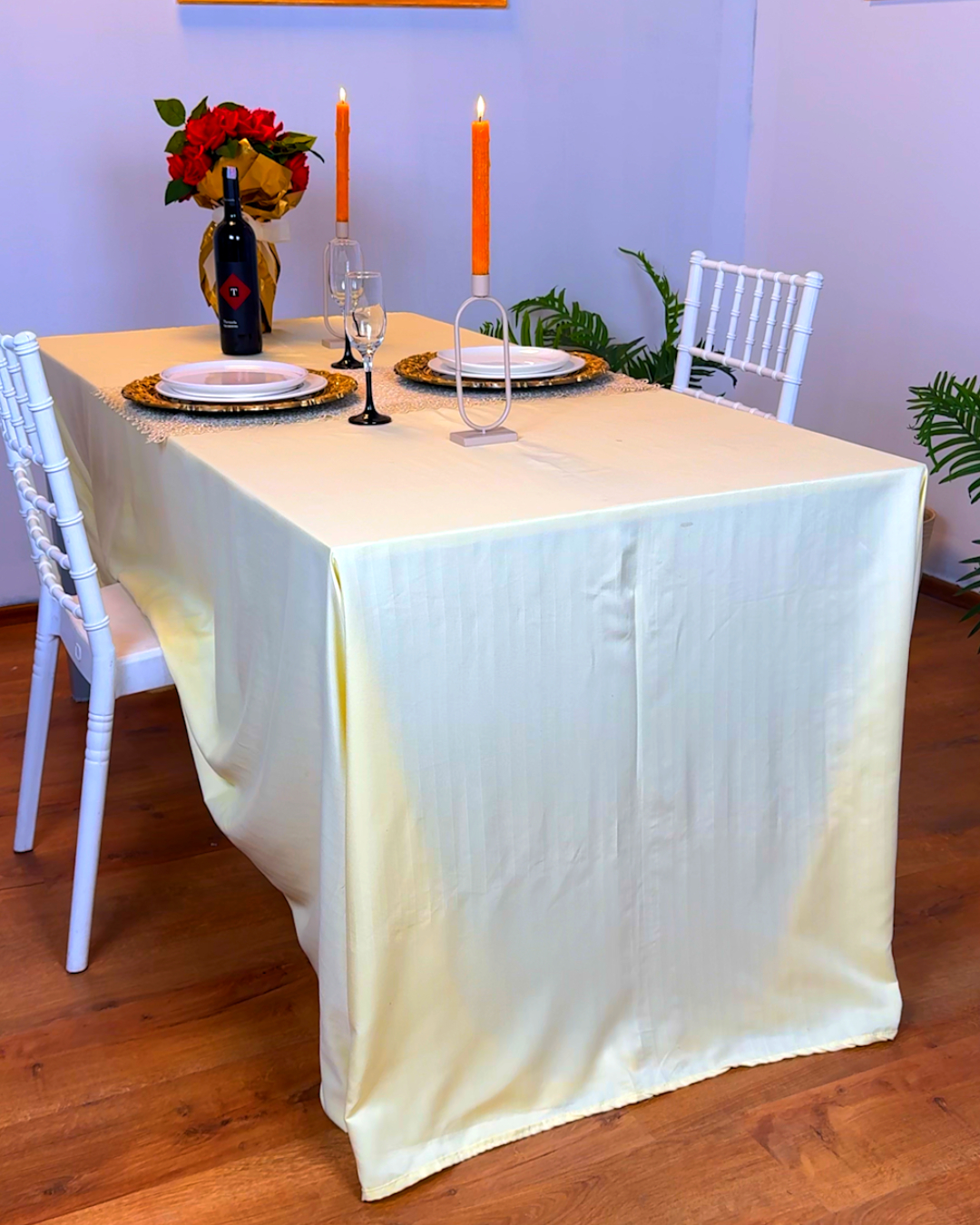 This simple tablecloth hack instantly elevates your table