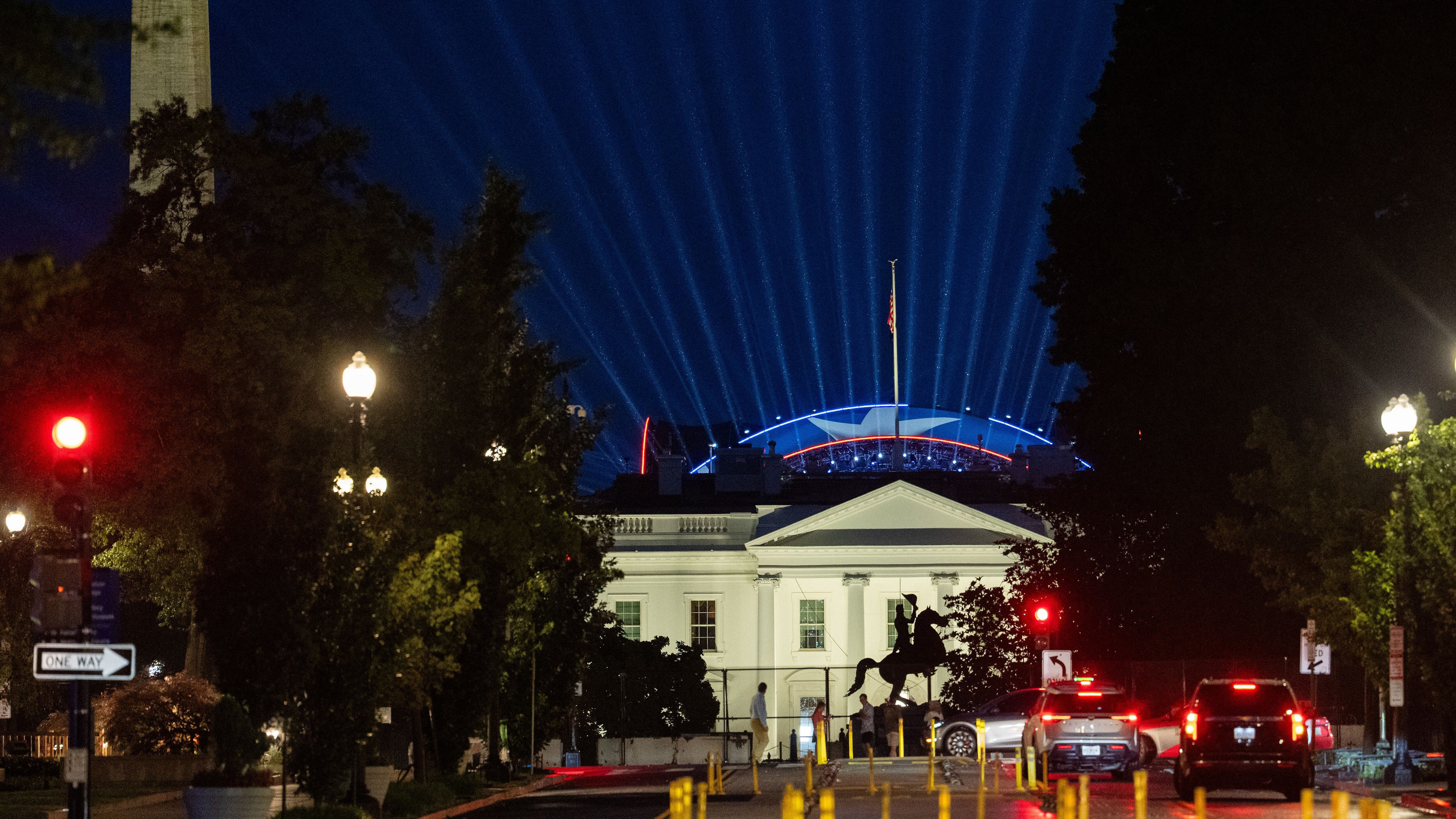 Donald Trump’s White House UFC circus accused of blinding pilots
