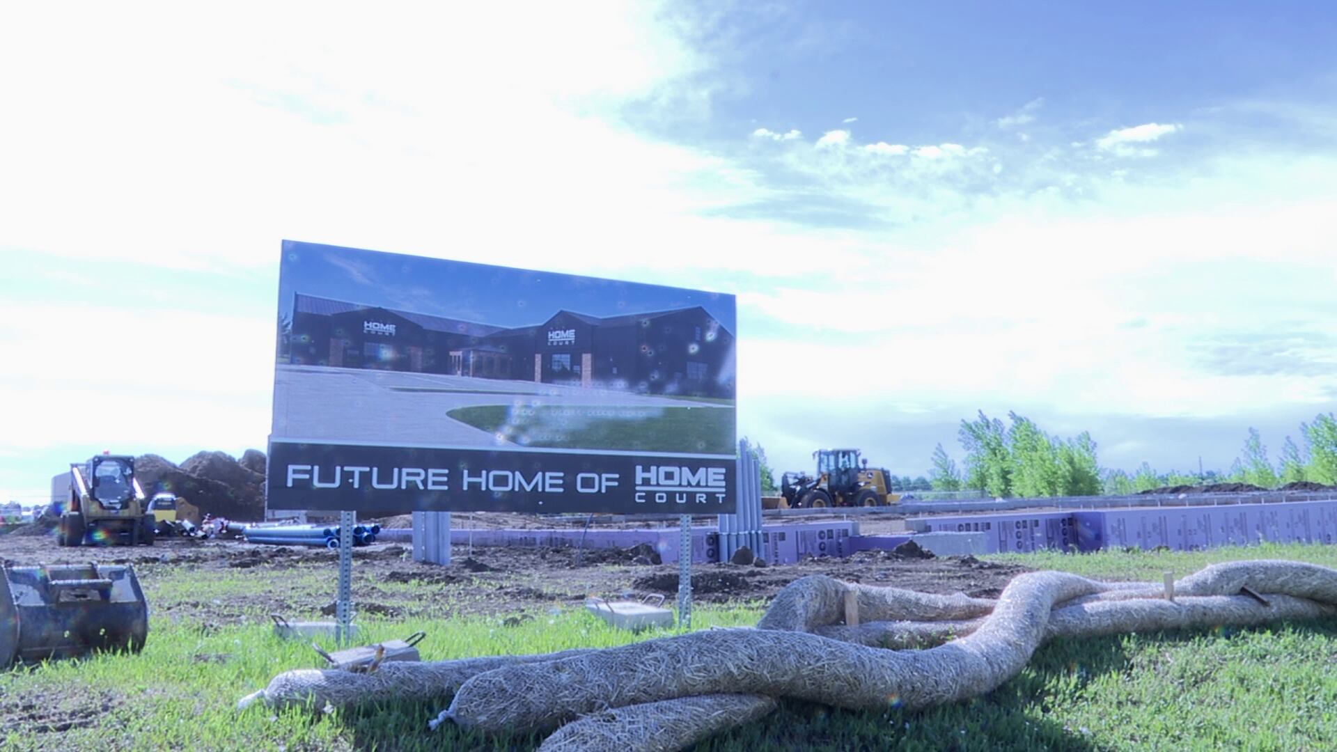 HomeCourt sports facility under construction in Bismarck