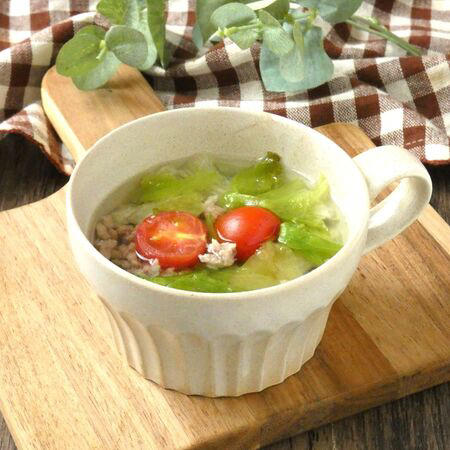 10分で完成!「レタスとひき肉の中華スープ」