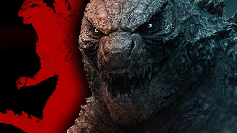 Official image showcases Godzilla redesign, with bright red skin