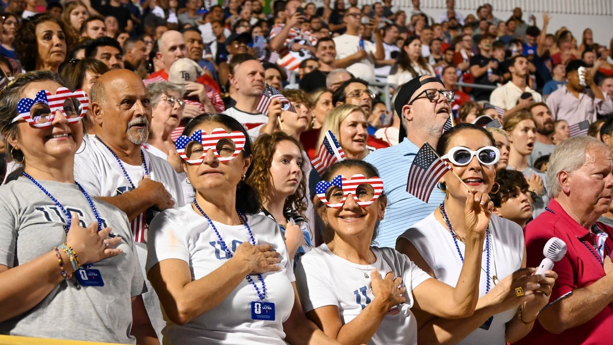 Scenes from US-Paraguay World Cup watch party in St. Petersburg