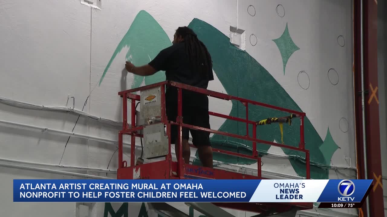 Omaha nonprofit partners with artist to create community-inspired mural