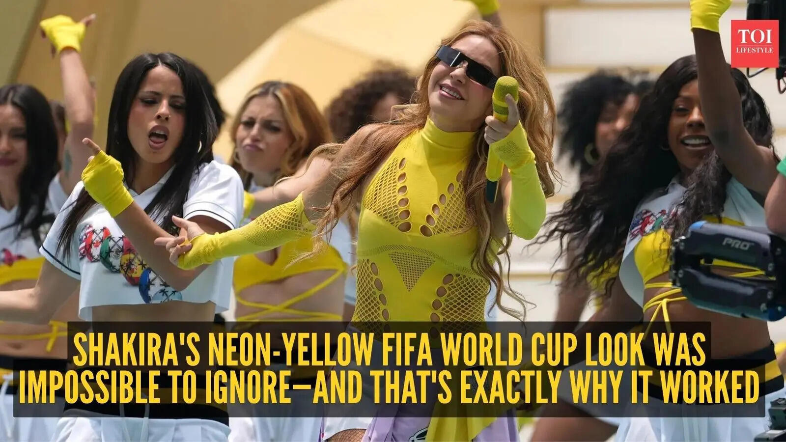 FIFA World Cup 2026: Shakira steals the show in a head-turning neon ...