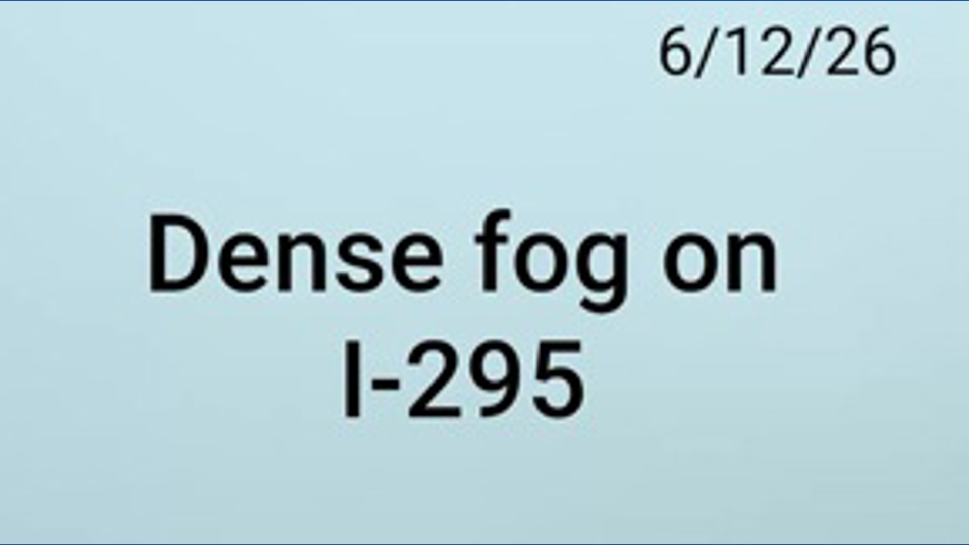 Dense fog made for a cloudy commute into Portland