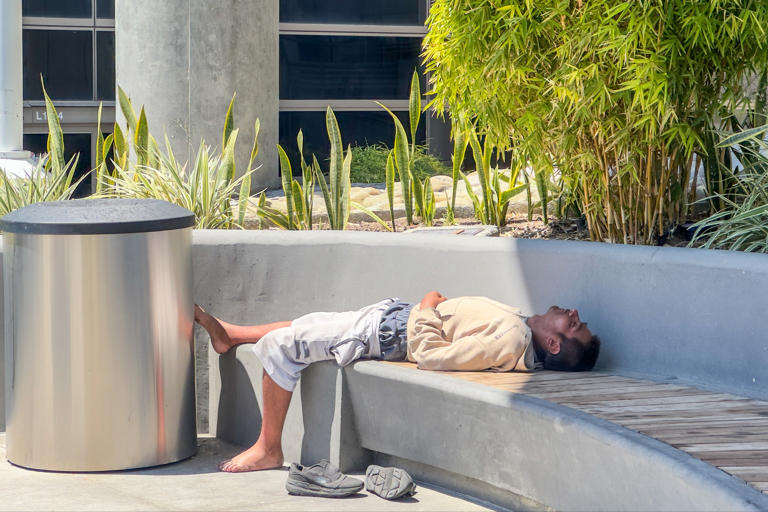 Video shows homeless people sleeping at LAX as World Cup 2026 fans ...