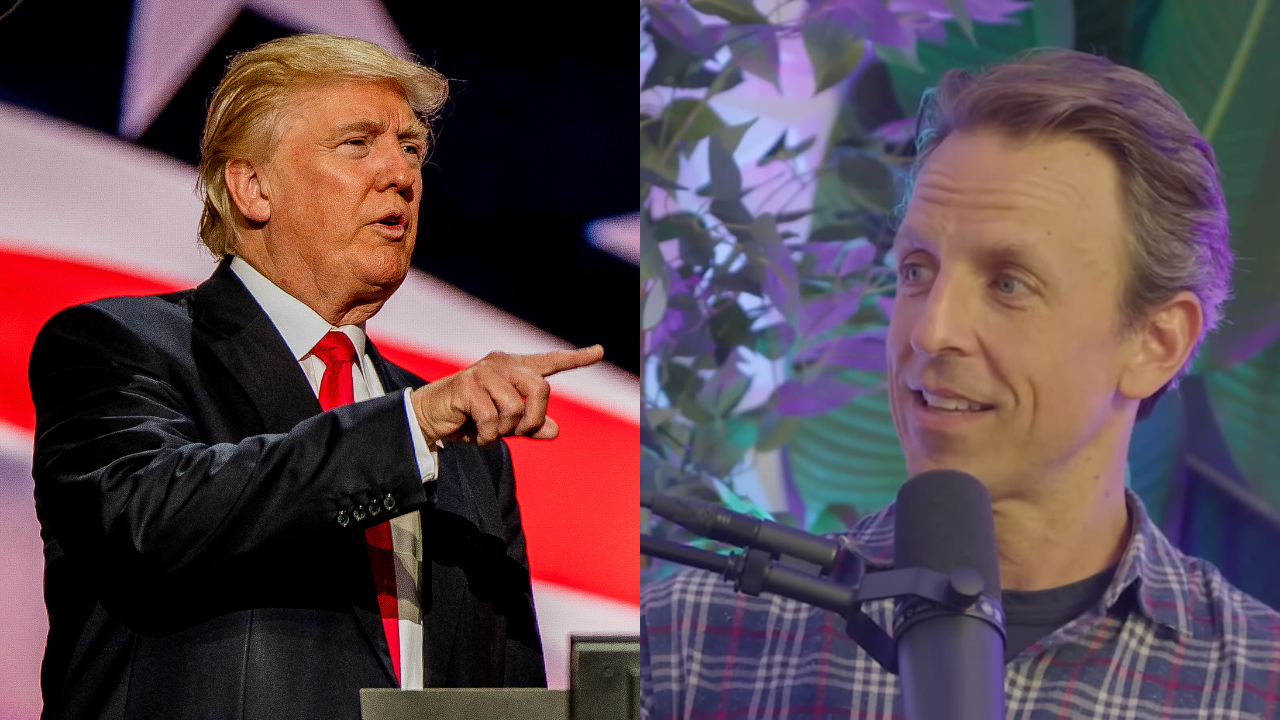 Seth Meyers responds after Donald Trump celebrates latest cognitive ...