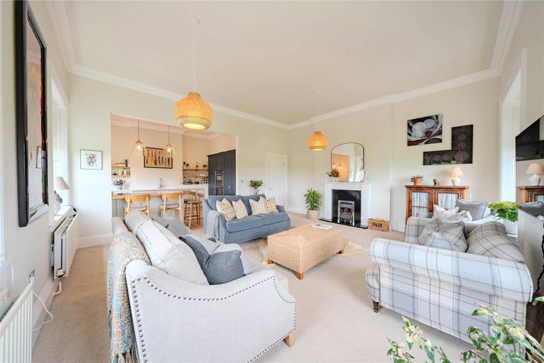 Explore this stunning second-floor apartment inside a grand Grade II ...