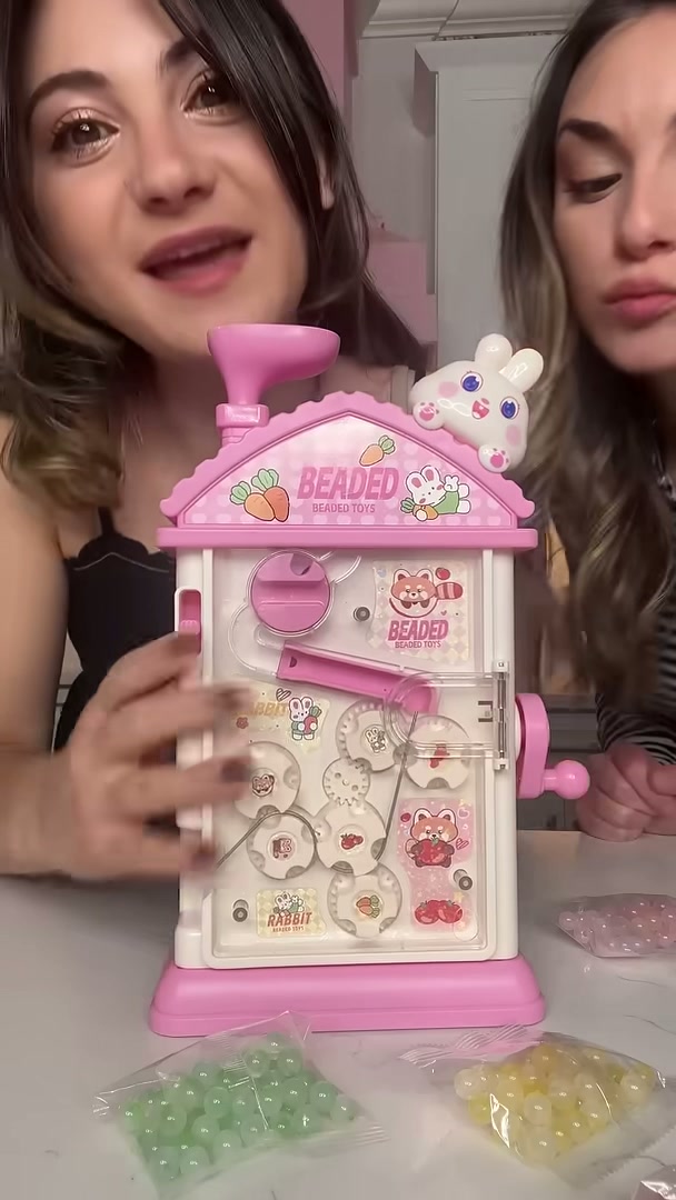 The stocking is so satisfying! This beading machine is on a whole other ...