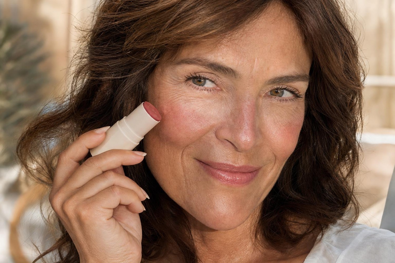 Après 40 ans, cette technique de blush donne instantanément bonne mine ...