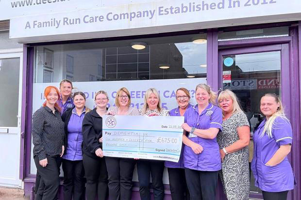 Deeside care company raises Dementia UK funds with 'cuppa' event