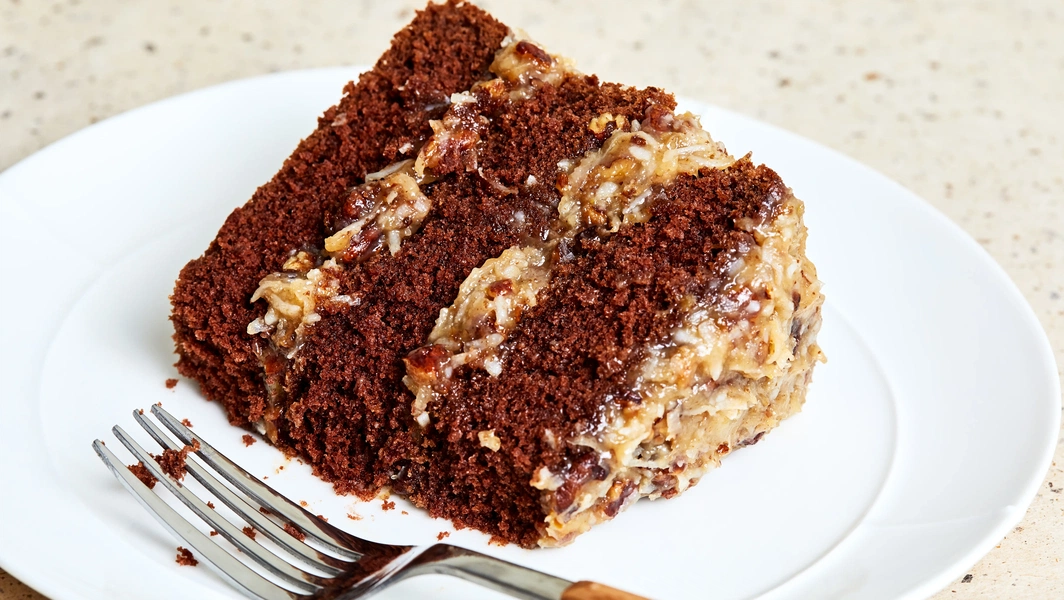 German chocolate cake ingredients and techniques