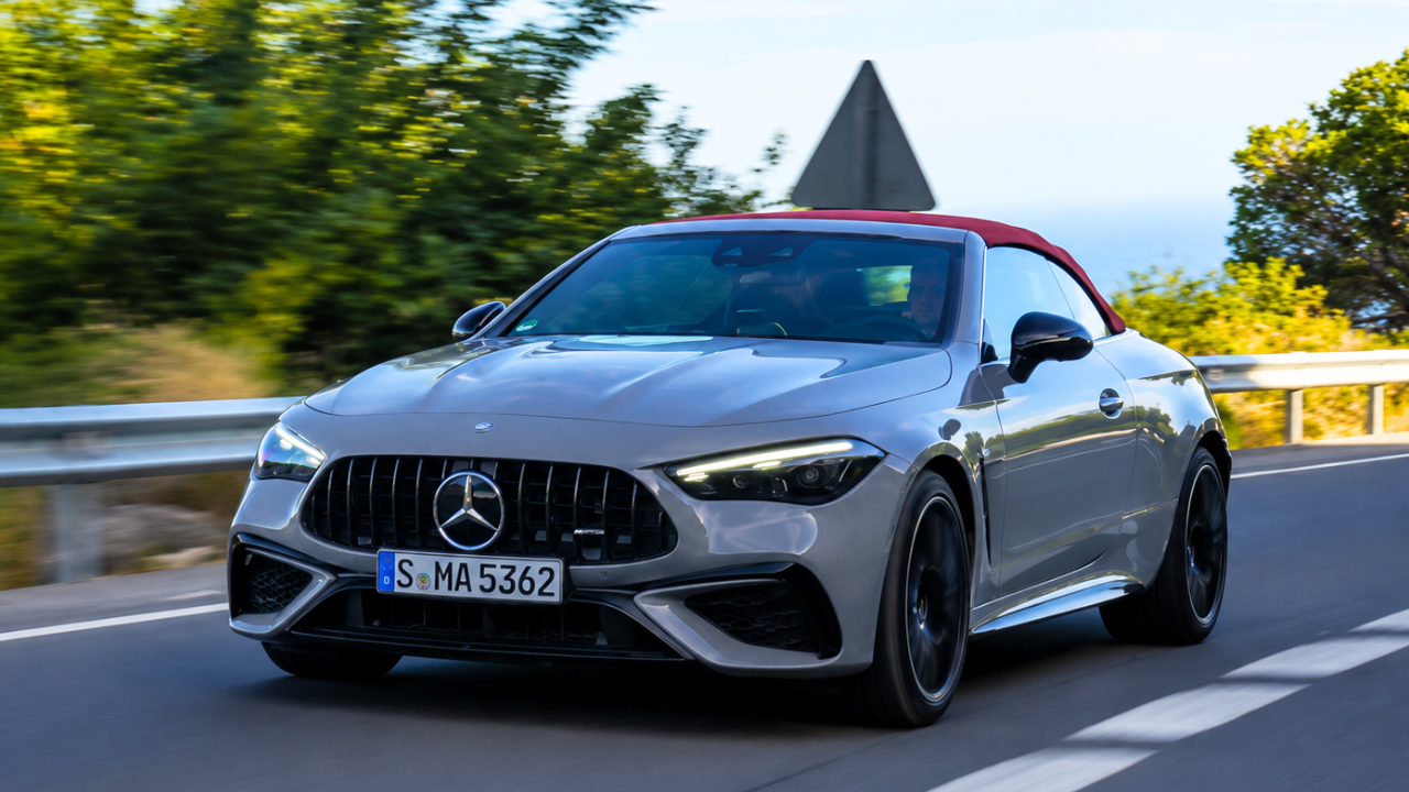 Driving the Mercedes AMG CLE 53 Cabriolet for the first time