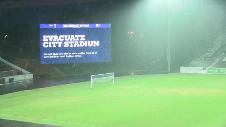 Fans brave rain for World Cup watch party at City Stadium