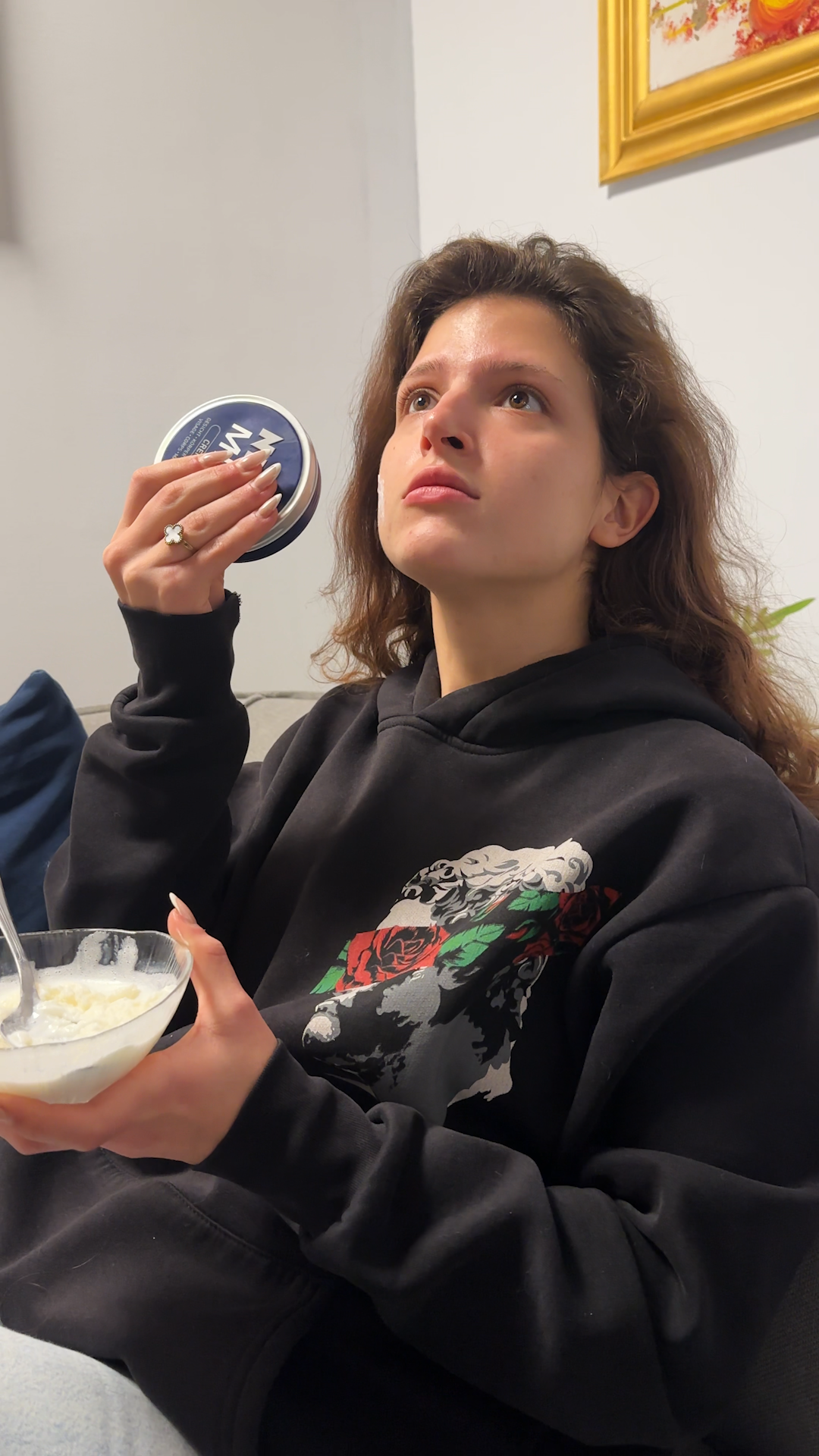 When you try to be a romantic but end up eating face cream instead 😂