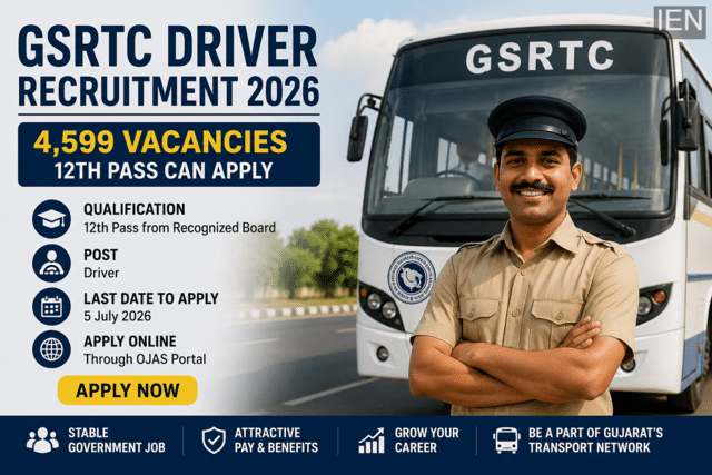 Gujarat roadways announces 4,599 driver vacancies; 12th pass candidates ...