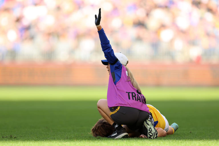 Distressing scenes as young Eagle concussed by a tackle sure to draw ...
