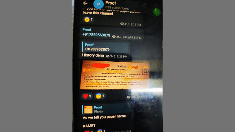 'NEET paper leaked again?' Viral exam booklet shared on Telegram sparks ...