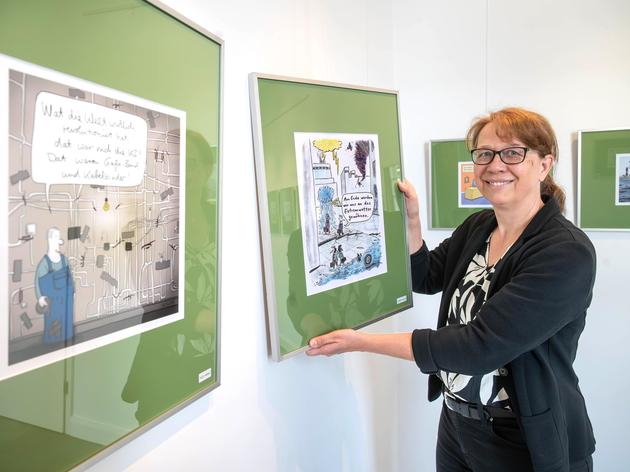 Sorge und Witz in Dreieich: 130 Cartoons, ein Kakadu als Präsident