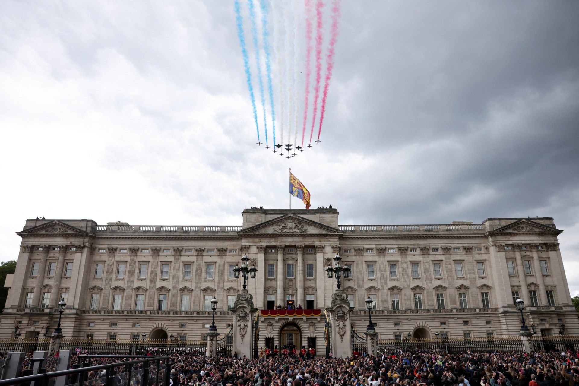 Where the Red Arrows will fly for Trooping the Colour flypast