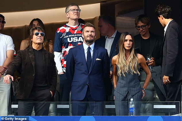 Tom Cruise and Beckhams star at 1st US World Cup game as millions ...