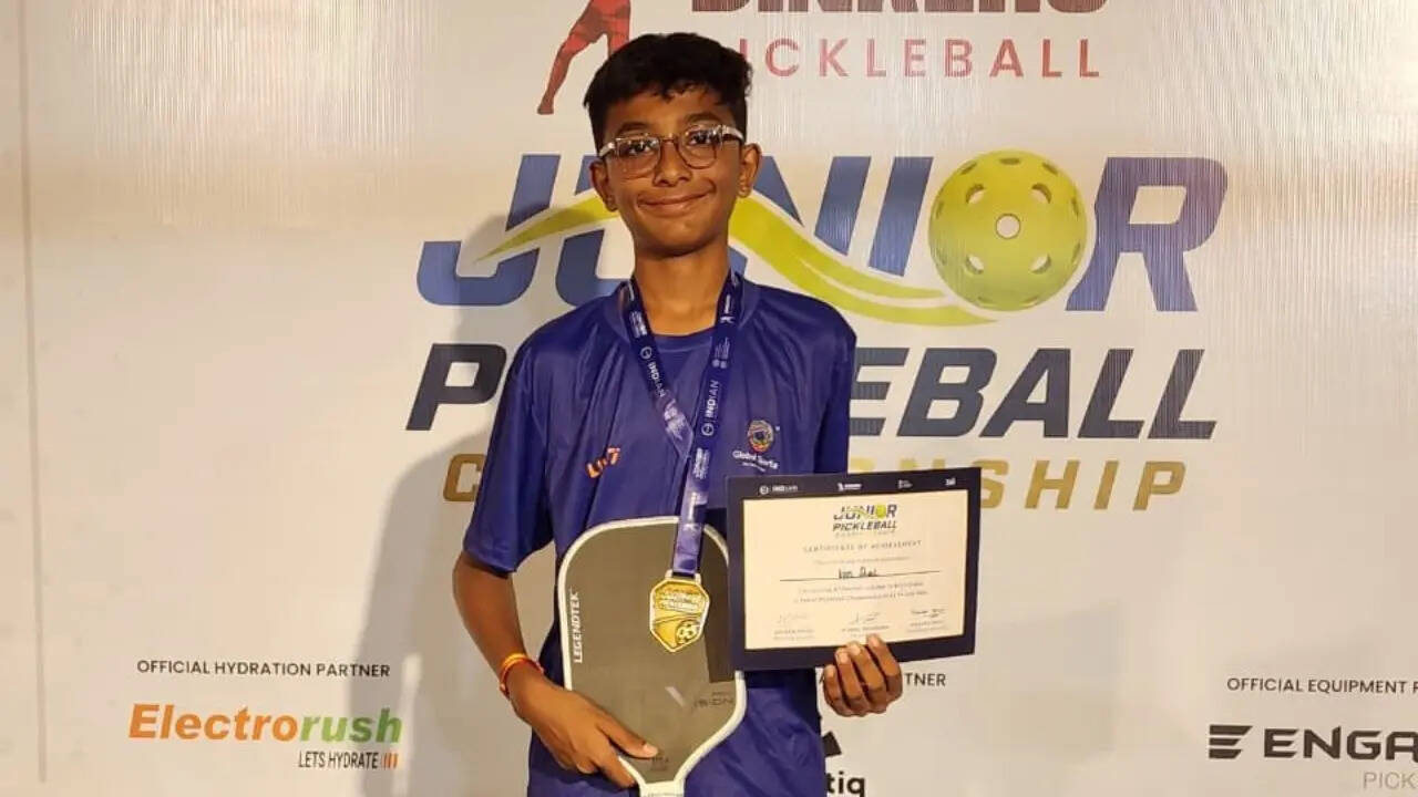Junior pickleball c'ship: Veer Shah turns the tables on Panth Thakkar ...