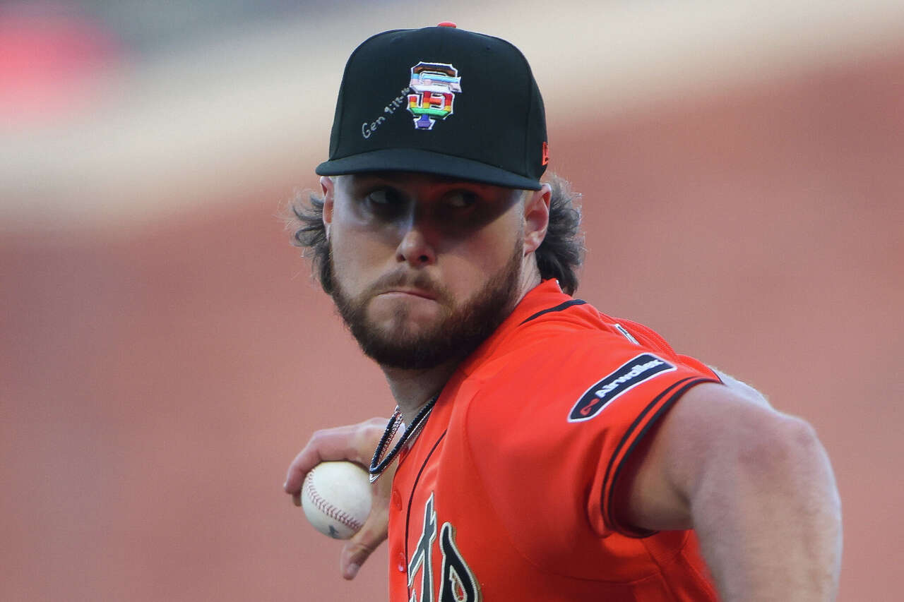 On Pride Night, some Giants add reference to Bible verse to hat