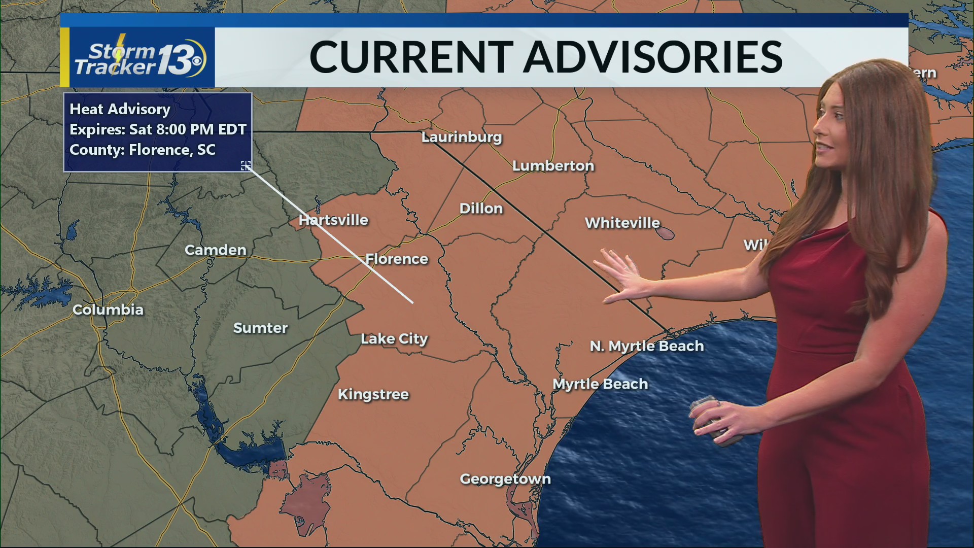 Heat advisory continues Saturday