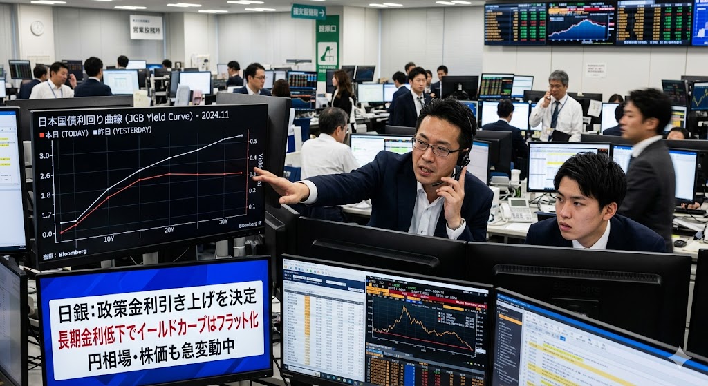 BoJ oltre Ueda: i tassi salgono, ma la curva dei rendimenti si appiattisce