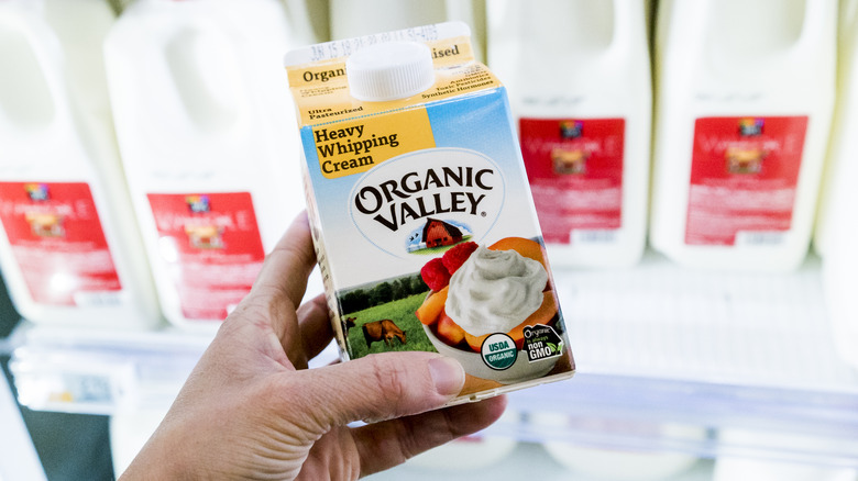 The difference between half-and-half and heavy cream