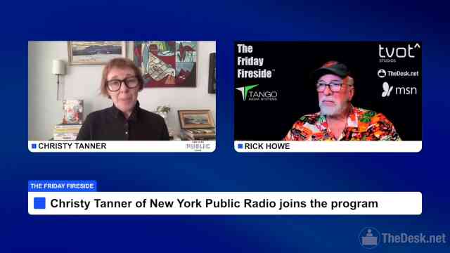 Friday fireside: Christy Tanner, New York Public Radio