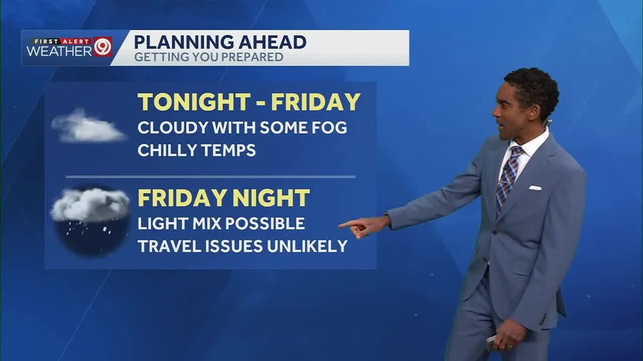 Kansas City weather forecast - Cloudy and chilly with a warm-up ahead