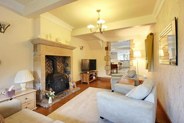 Detached Grade II listed Todmorden barn conversion with annexe is on ...