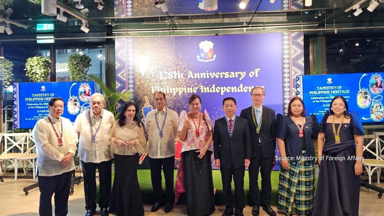 Taiwan marks Philippines’ 128th Independence Day