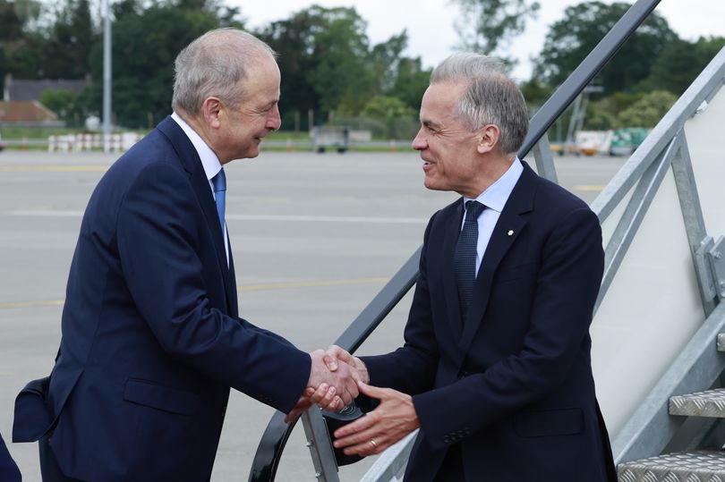Canadian prime minister Mark Carney arrives in Dublin for two-day visit ...