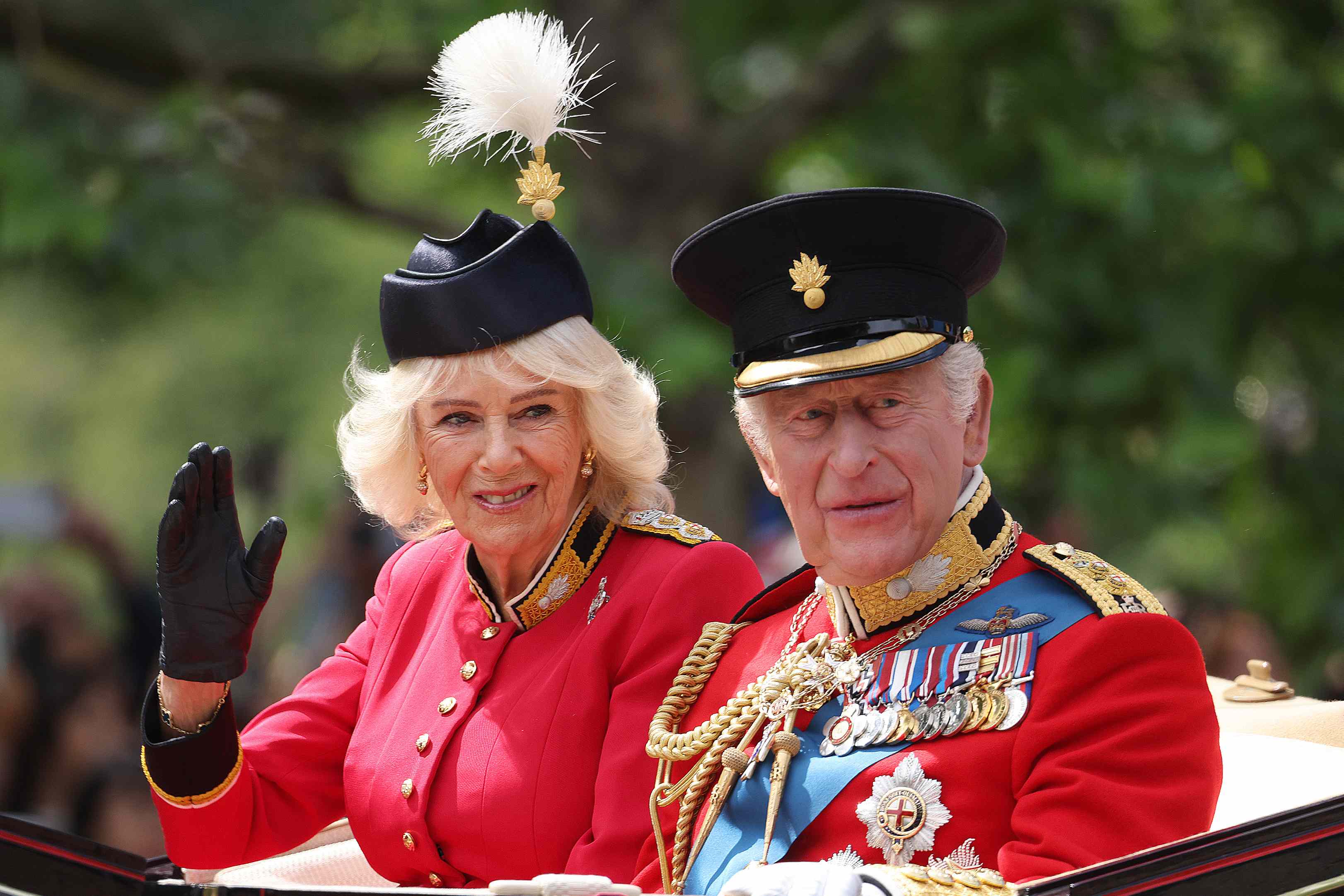 Queen Camilla repeats her uniform-inspired outfit for a special reason ...