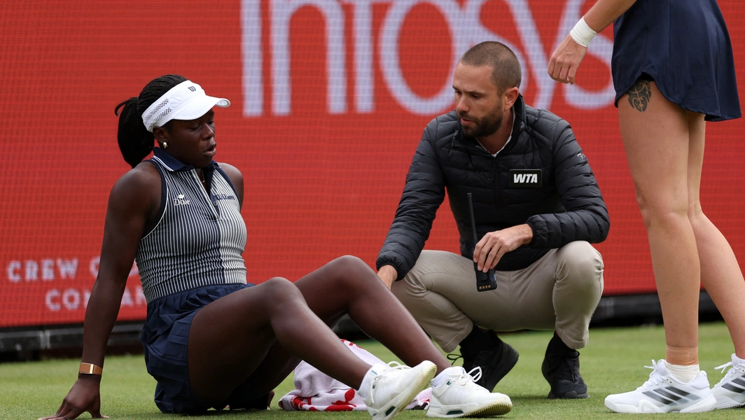 Williams' Queen's comeback cut short by partner injury
