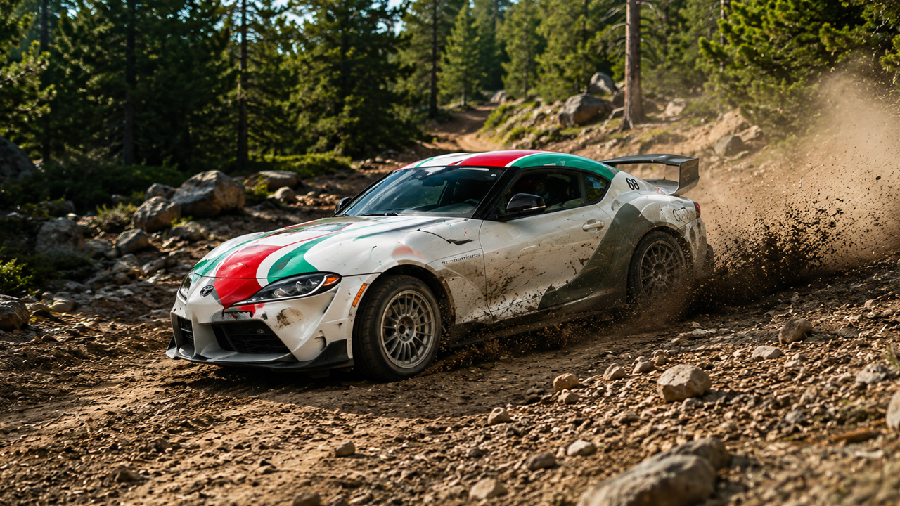 Can my rally Supra survive these rough trails?