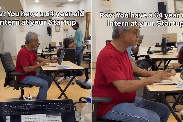 Mumbai founder hires 64-year-old intern, calls it startup's 'best ...