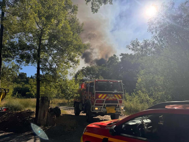 Incendie à Grasse : un cabanon de 100 m2 entièrement embrasé chemin du Lac