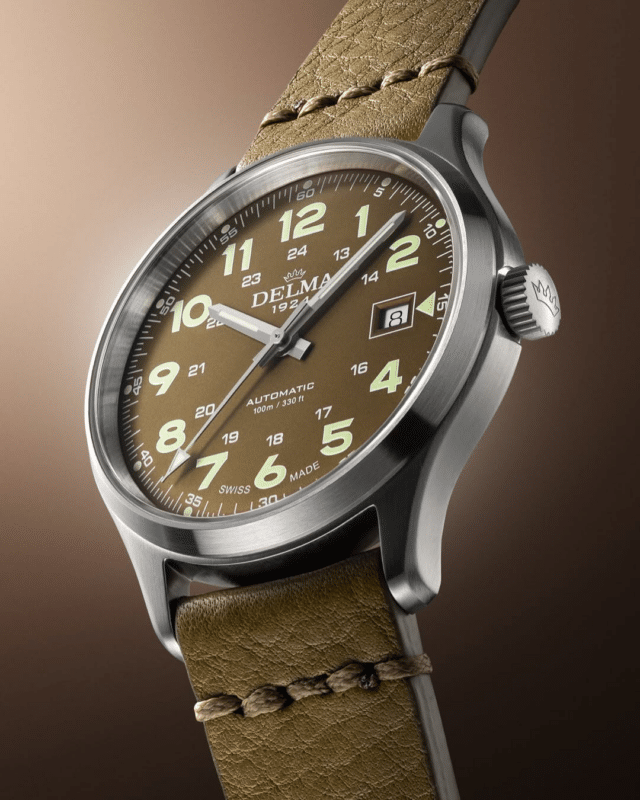 Delma Commander 40 mm : L’essence de la montre de pilote réinventée