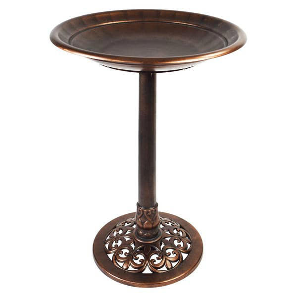 Aldi's vintage-style birdbath adds elegance to your yard for just $15