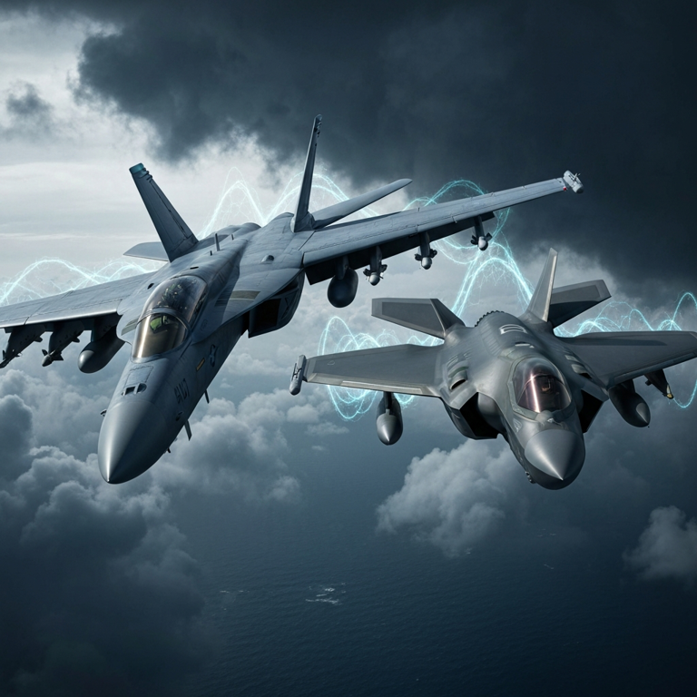 USAF electronic warfare: Blinding PLA IADS with Growler & F-35